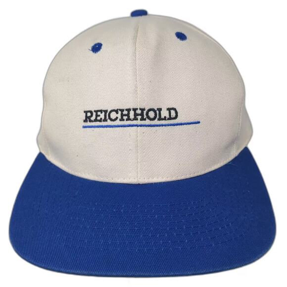 T.I. | Accessories | Ti Snapback Hat White Blue Os Reichhold Logo ...